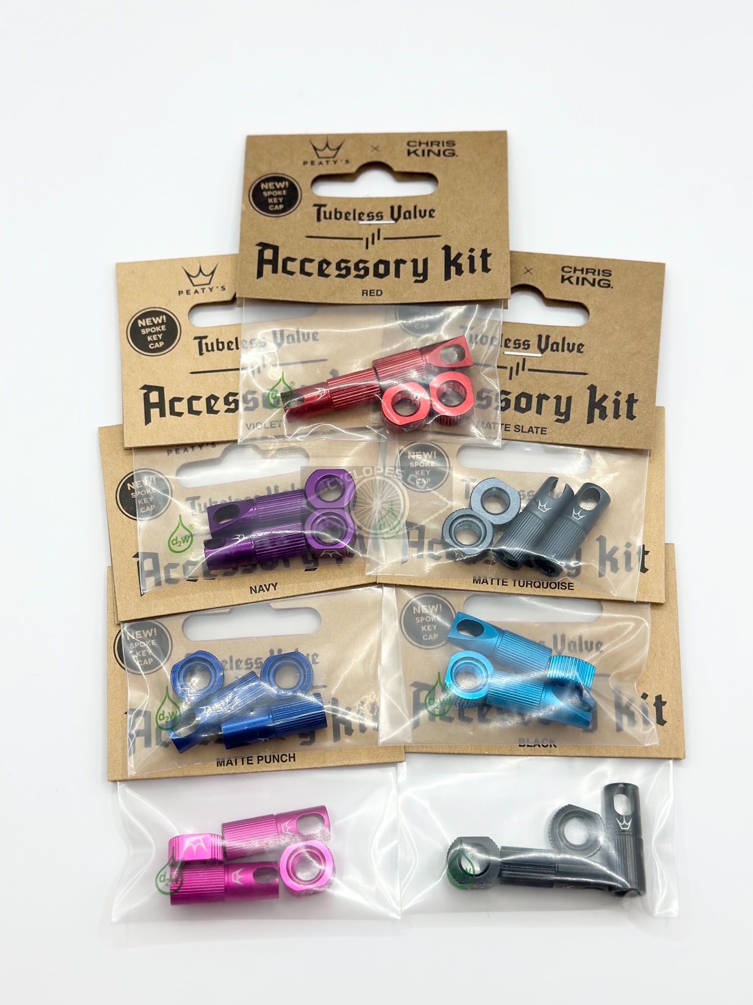 Peaty's x Chris King MK2 Tubeless Valve Accessory Kit – Cyclopes Co