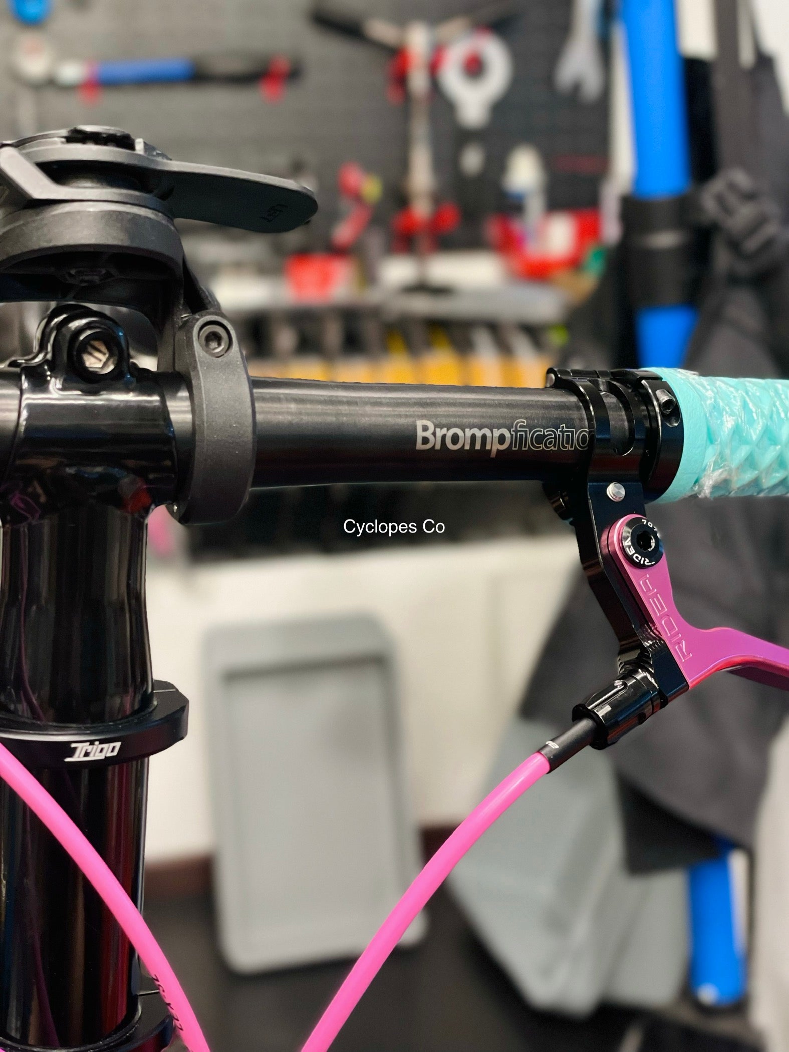 Brompfication Titanium Handlebar – Cyclopes Co