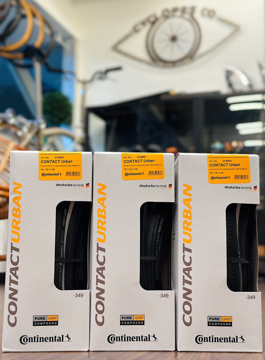 Continental Contact Urban Tyre (Folding) – Cyclopes Co